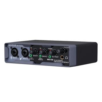 Interface de Áudio USB 24-bit/192kHz com Phantom Power e Loopback ...