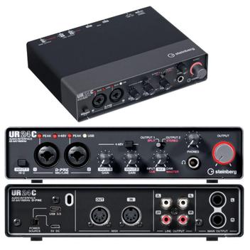 Interface de Audio Yamaha Steinberg UR24C USB 3.0 - Placa de Áudio ...