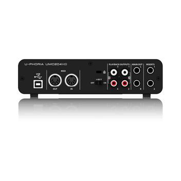 Interface de udio - UMC204HD - Behringer - Interface de Áudio - Magazine Luiza
