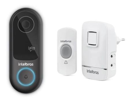 Interfone Com Camera Sem Fio Campainha Porteiro Wi Fi Intelbras Via ...