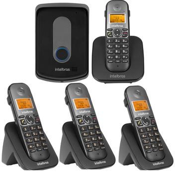 Interfone Sem Fio Tis 5010 + 3 TS 5121 Intelbras - Ramais - Magazine Luiza