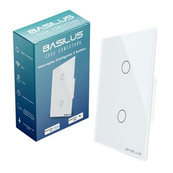Interruptor 2 Botoes Touch Wifi Inteligente Smart Tuya Alexa - Basilus ...