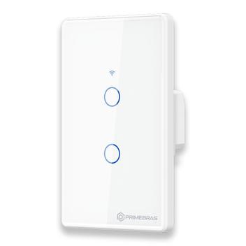 Interruptor Inteligente 2 Botões Primebras Branco 110V 220V - Alarme e ...