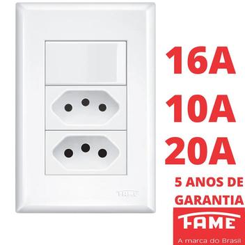 Interruptor Intermediario Four Way 16A e Tomada Padrão 2P+T 10A e 20A ...