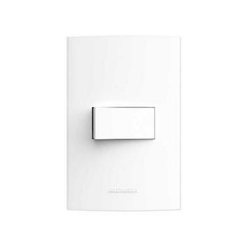 Interruptor simples com placa Styllus 4x2 10A 250V branco - 85365090 ...