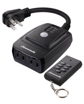 Interruptor temporizador com sensor de luz DEWENWILS Waterproof 15A 1 ...