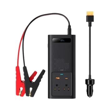 Inversor De Carro 150w Dc 12v Para Ac 220v Versão Ue Usb Tipo C Carregador Rápido Adaptador De ...