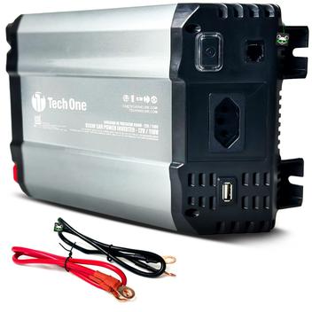 Inversor Tensão 800W 12V P/ Tomada 110V Usb Conversor Carro - Tech One - Inversor Transformador ...