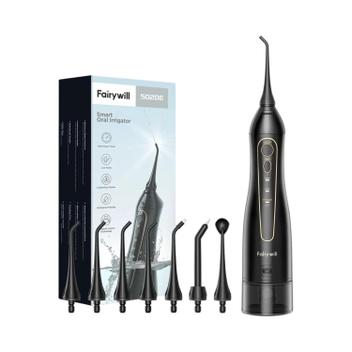 Irrigador Oral Elétrico Portátil - Recarregável via USB, à Prova d'Água ...