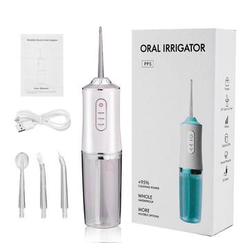 Irrigador Oral Portátil Dental Flosser Recarregável - Bellator ...