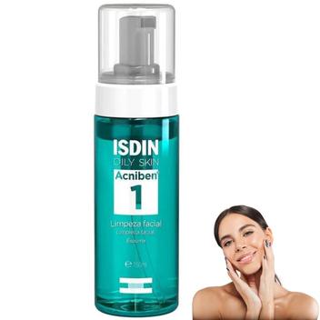 Isdin Limpeza Facial Espuma Acnibin Pele Oleosa Acniben Oily Skin ...