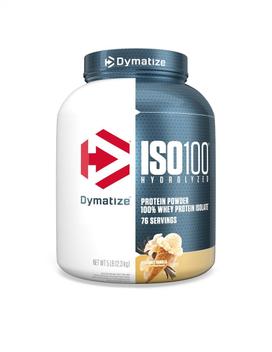 Iso 100 Whey Gourmet Vanilla 5lb 2300g Nutrition Dymatize - Whey Protein - Magazine Luiza
