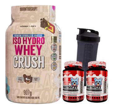 Iso Hydro Whey Crush 907g Under Labz + Ácido Hialurônico - Whey Protein ...