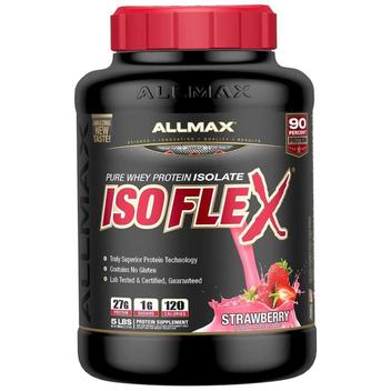 Isoflex Whey Allmax - 900G Strawberry - Allmax Nutrition - Whey Protein ...