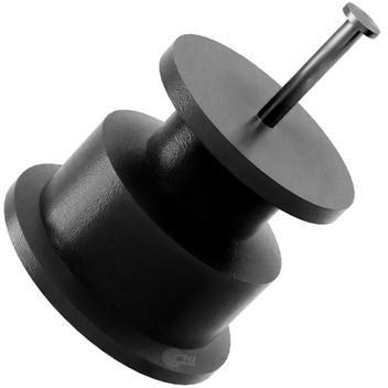 Isolador Cerca Elétrica Roldana 36X36 400 Un Preto - CNI Plásticos ...