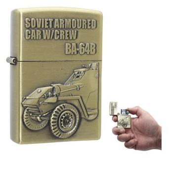 Isqueiro De Metal Envelhecido Alto Relevo Binga Retro Luxo ...