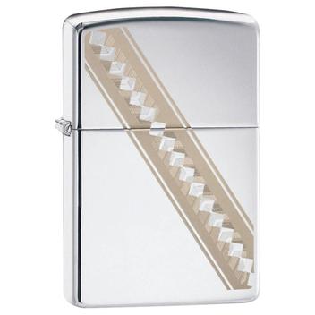 Isqueiro Zippo 49168 Classic Luxury Diagonal Polido - Isqueiro - Magazine Luiza