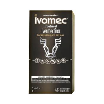 Ivomec 1% Injetável Boehringer Merial 1 Litro - Vermífugo Pet ...