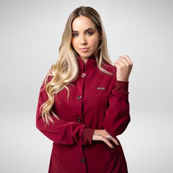 Jaleco Feminino Bella - Uso Obrigatório - Jaleco Médico / Hospitalar ...