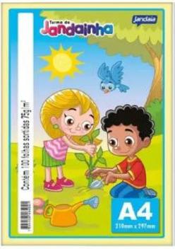 Jandainha azul 75g a4 c/ 100 fls jandaia - Papéis - Magazine Luiza