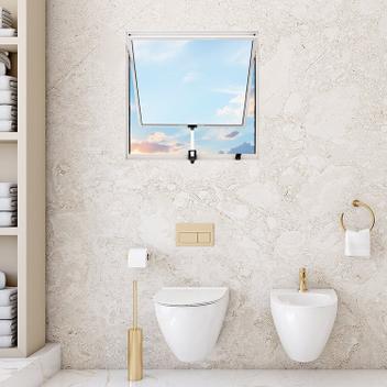 Janela de Alumínio Maxim Ar 60x60cm Fortline Atlântica Branco - Janela ...