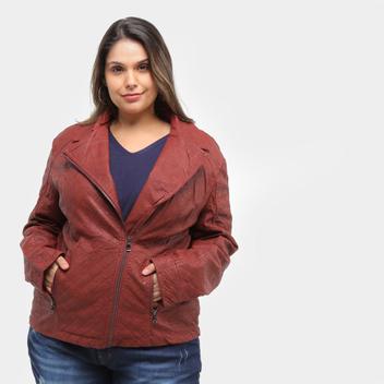 Jaqueta Kedio Matelassê PU Plus Size Feminina - ZMP - Jaqueta Feminina ...