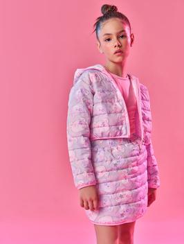 Jaqueta Pinkmood Puffer Rosa Catavento - Casaco e Jaqueta Infantil ...