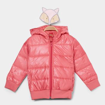 Jaqueta Puffer Infantil Kyly Capuz Menina - Casaco e Jaqueta Infantil ...