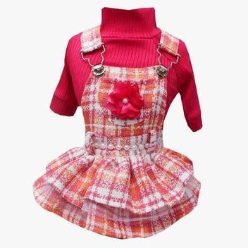 Jardineira Tweed Rosa - Simba lovers - Jardineira Feminina - Magazine Luiza