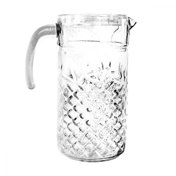 Jarra de Vidro Transparente 1,5L com Alça e Tampa de Plástico Água ...