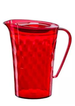 Jarra Prisma 2 Litros Vermelho Policarbonato tupperware - Jarra ...