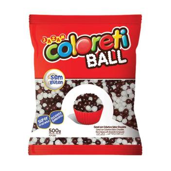Jazam Coloreti Ball Mini Cereal Misto - Pacote 500G - Flocos de Cereal ...