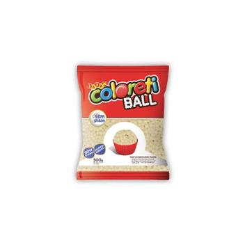 Jazam Coloreti Mini Ball Chocolate Branco - Pacote 500G - Confeitos ...