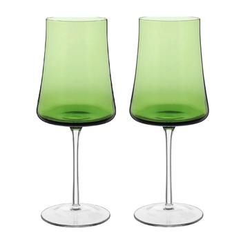 JG 2PÇ TAÇAS AGUA LATOUR VIDRO VERDE 560ml - HOME&CO - Taça de Água ...
