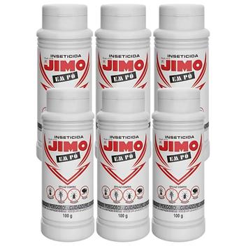 Jimo Inseticida Em Pó 600g Mata Pulgas Traça Formigas Barata ...