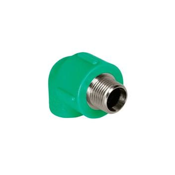 Joelho Macho 25 x 3/4" BSP PPR Verde para Água Quente e Fria AMANCO - Amanco Wavin - Cotovelo ...