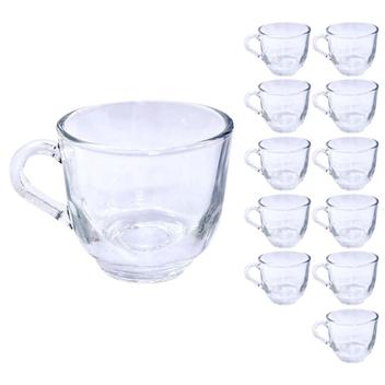 Jogo 12 Xícaras De Chá 150ml Vidro Transparente Praticasa - Jogo de Chá - Magazine Luiza