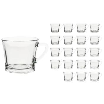 Jogo 20 Xícaras De Chá 165ml Vidro Transparente Praticasa - Jogo de Chá - Magazine Luiza