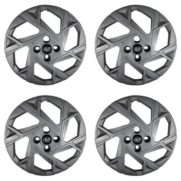 Jogo 4 Calotas Aro 15 Grafite Hb20 Hb20s 2013 2016 2018 2024 - Garagem ...