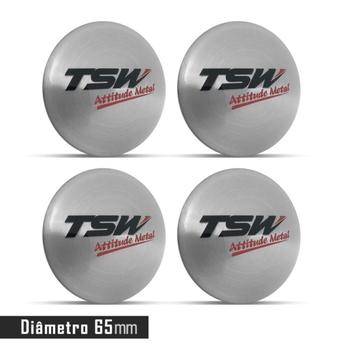 Jogo 4 Emblema Roda TSW 65mm. - GFM - EMBLEMAS - Emblemas - Magazine Luiza