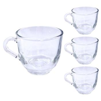 Jogo 4 Xícaras De Chá 150ml Vidro Transparente Praticasa - Jogo de Chá - Magazine Luiza