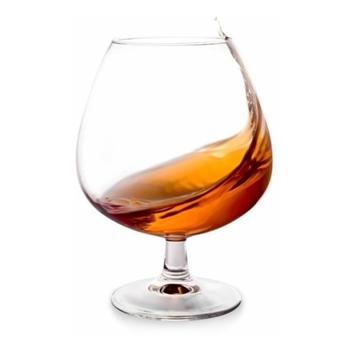 Jogo 6 Tacas De Conhaque Vidro Grande 500ml - FM - Taça de Conhaque ...