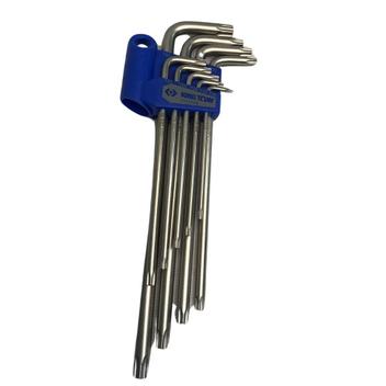 Jogo Allen Torx T10 A T50 Extra Longa 9 Peças 20319pr King Tony - Chave ...