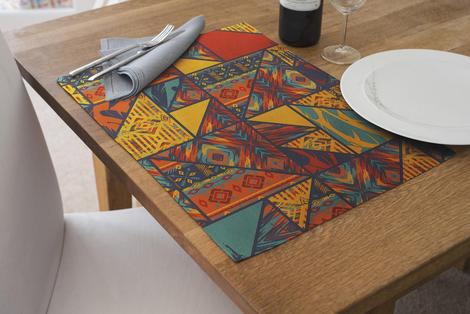 Jogo Americano Retangular 4 Lugares - Mesa Posta G00015 - Nave Sub ...