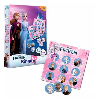 Jogo Bingo Frozen Infantil Disney 24 Peças Toyster - Jogo Bingo ...