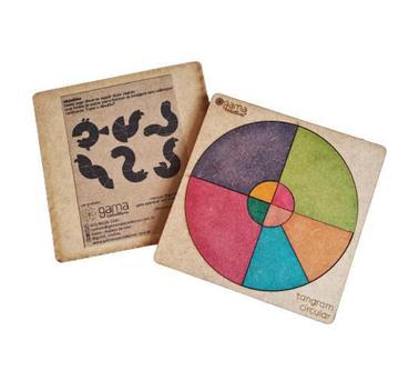 Jogo Brinquedo Infantil Tangram - Circular - Gama Criativa - Outros ...
