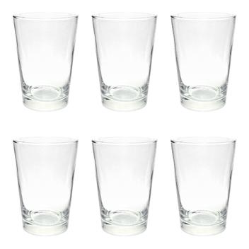 Jogo C/6 Copos Rubi De Vidro Drink Água Suco Multiuso 300ml - Original ...