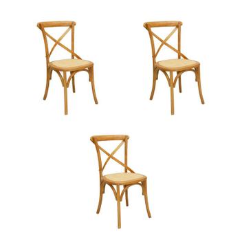 Jogo Cadeira Katrina Bétula Rivatti 3 Unidades - Móveis de Cozinha ...