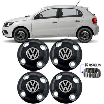 Jogo Calota Centro Roda Vw Gol G1 G2 G3 G4 G5 G6 G7 4x100 - Calota de ...