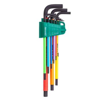 Jogo Chave Allen Hexagonal Color Sata 9 Pecas 1,5Mm A 10Mm - Jogo de ...